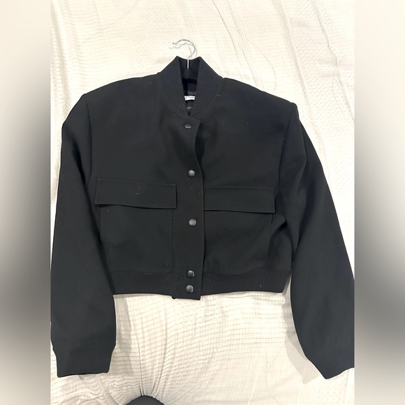 Zara | Jackets & Coats | Zara Og Bomber Jacket In Black | Poshmark